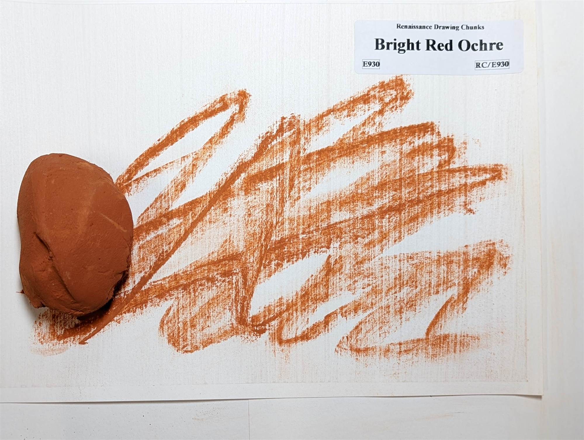 Wallace Seymour Renaissance Drawing Chunks - Bright Red Ochre – Art Req ...