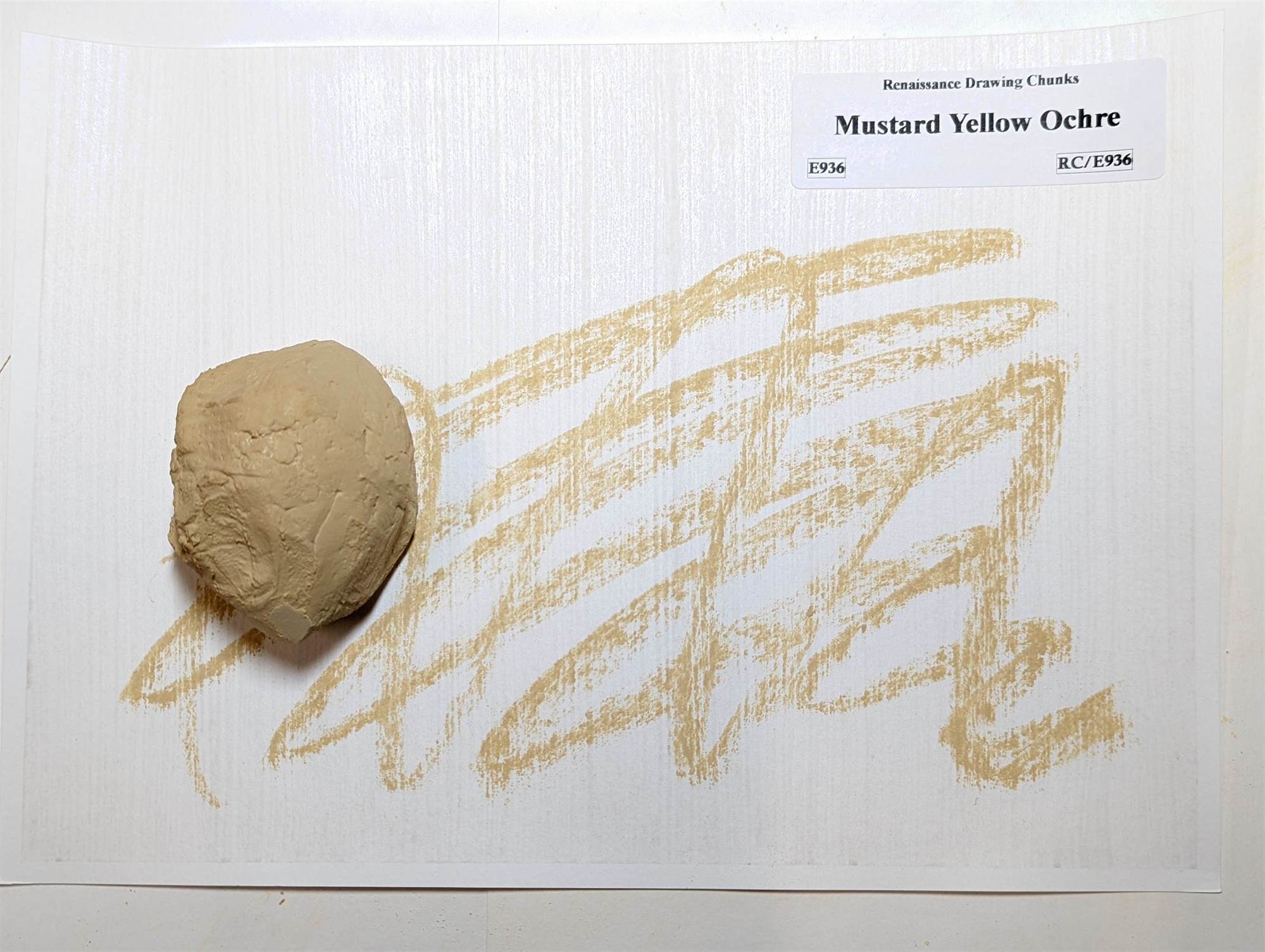 Wallace Seymour Renaissance Drawing Chunks - Mustard Yellow Ochre – Art ...