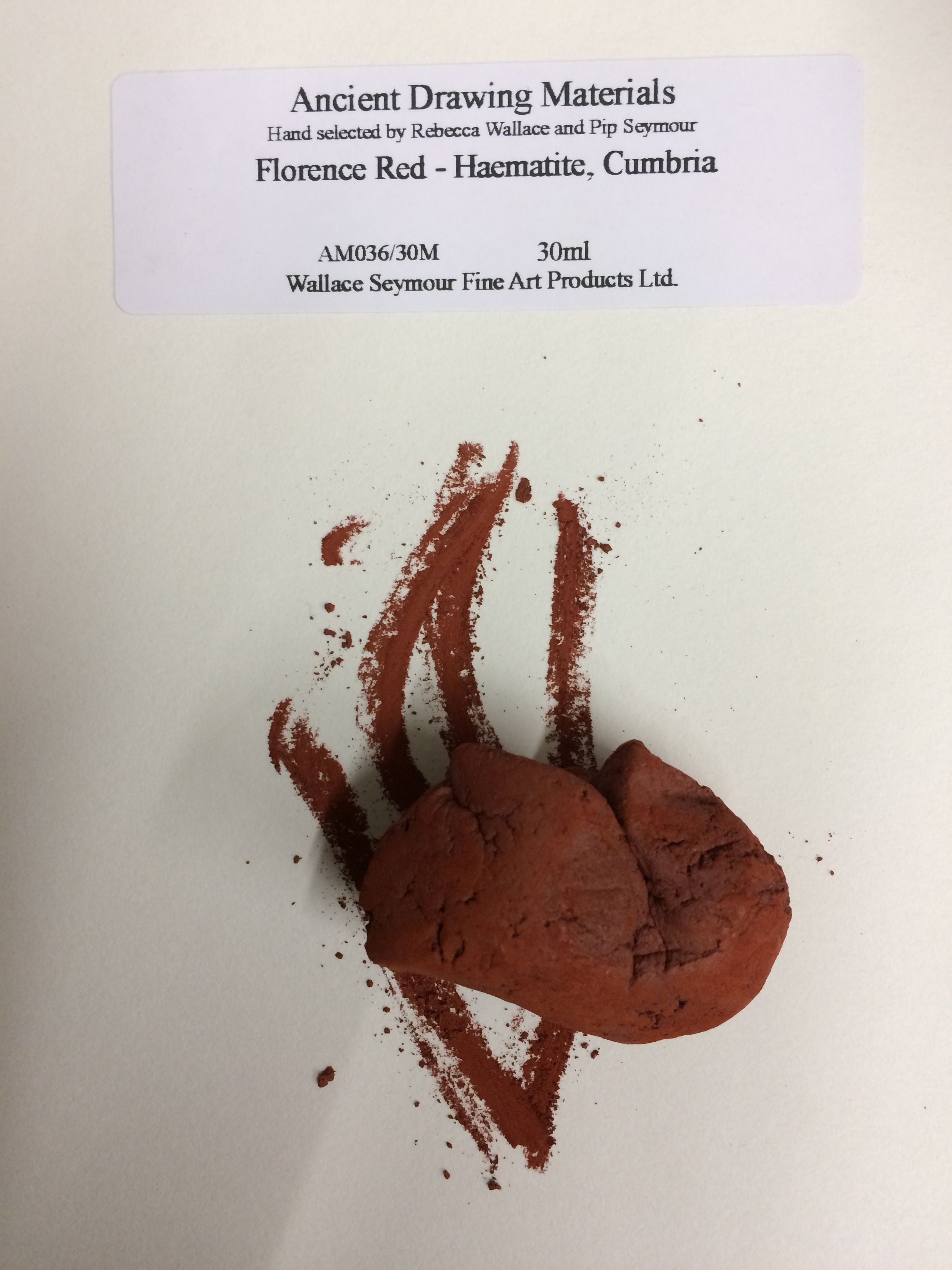 Florence red - Haematite, Cumbria Drawing Stone – Art Req Limited