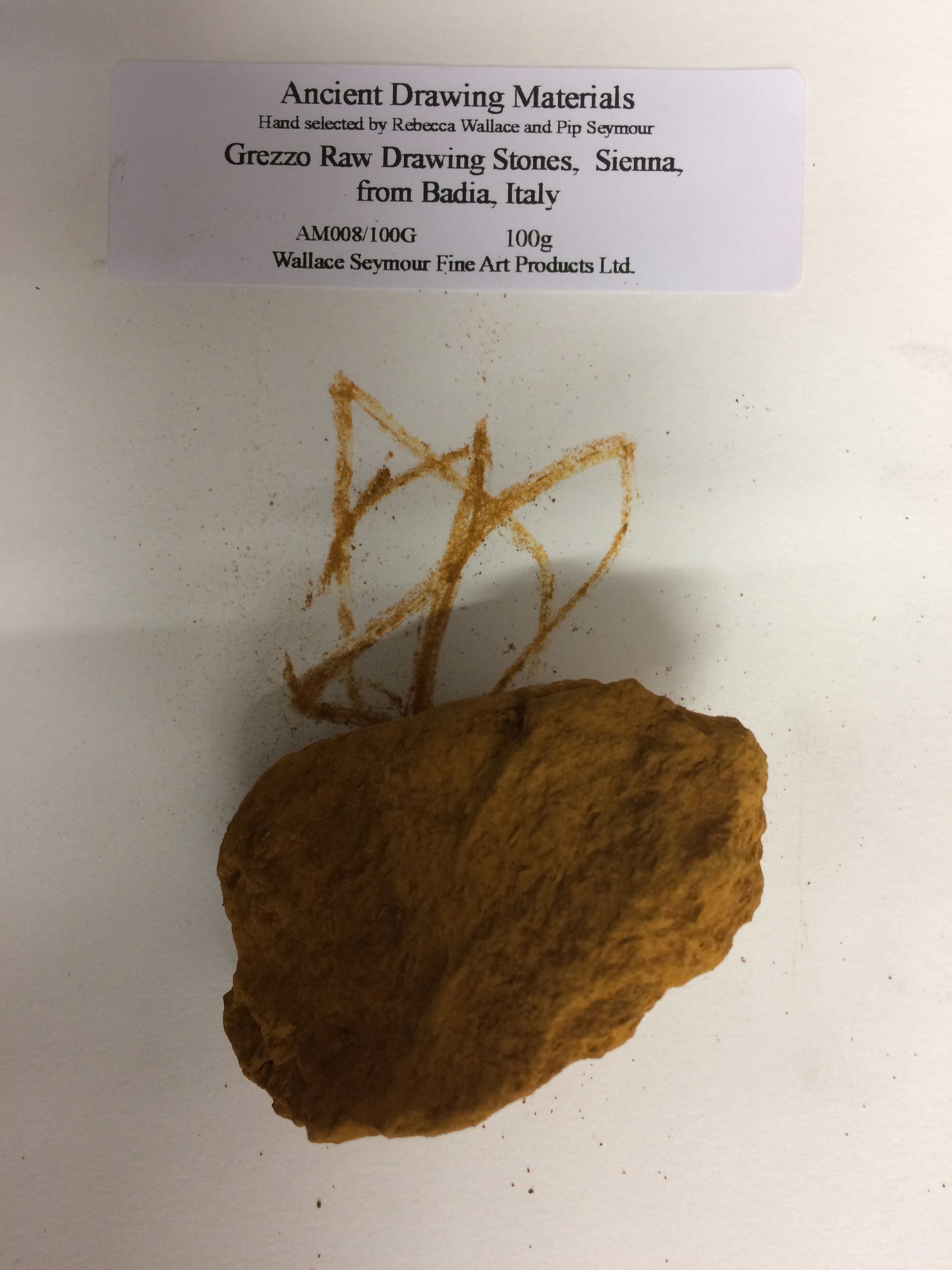 Grezzo Raw Drawing Stones, Sienna, from Badia, Italy – Art Req Limited