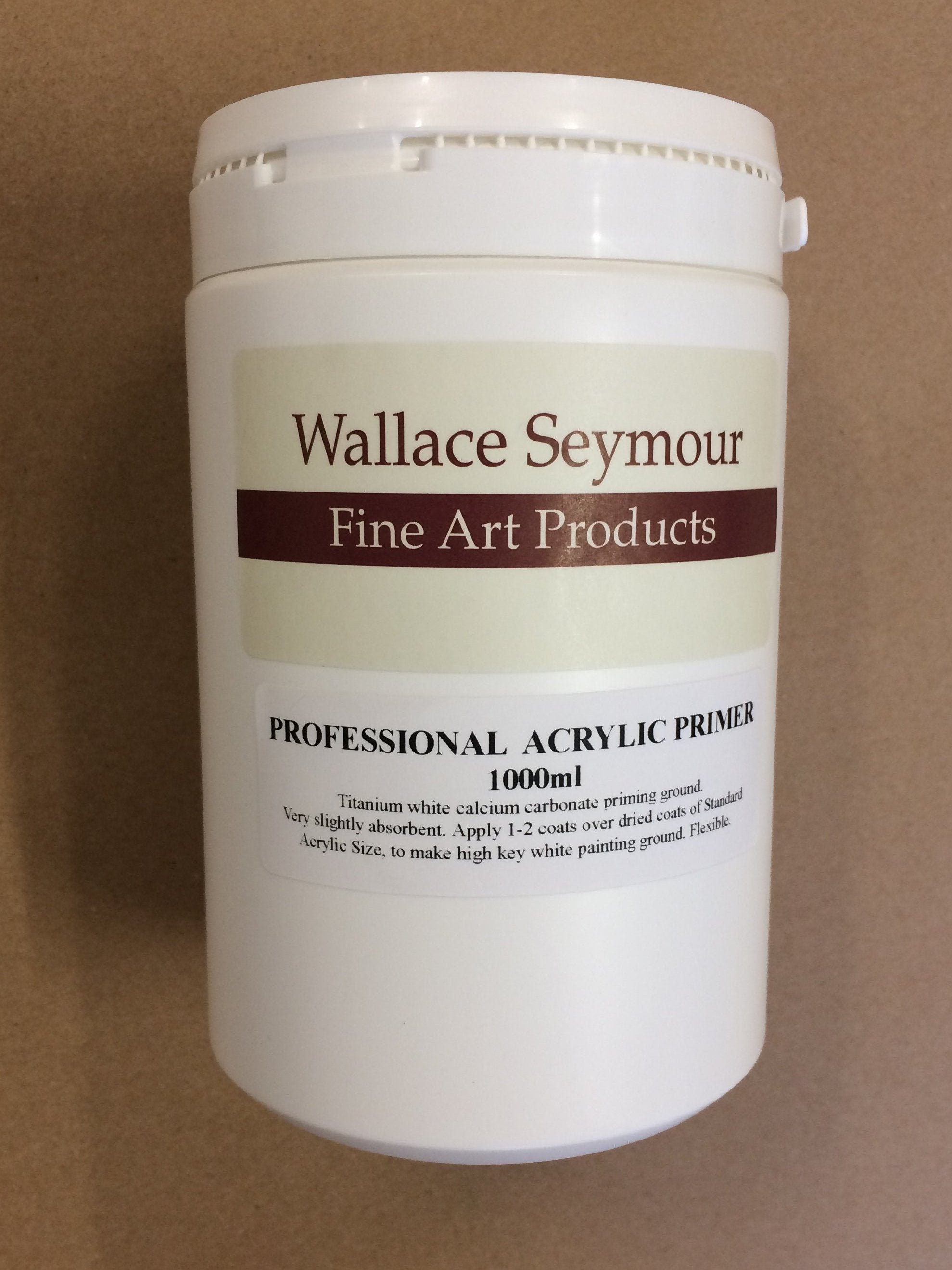 Wallace Seymour : Professional Acrylic Primer – Art Req Limited